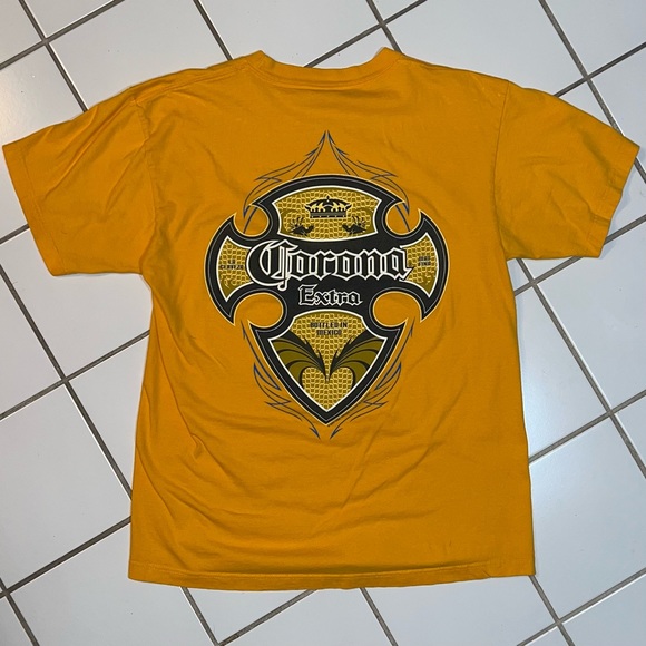 Corona | Shirts | Vintage Corona Extra Short Sleeve Tee | Poshmark